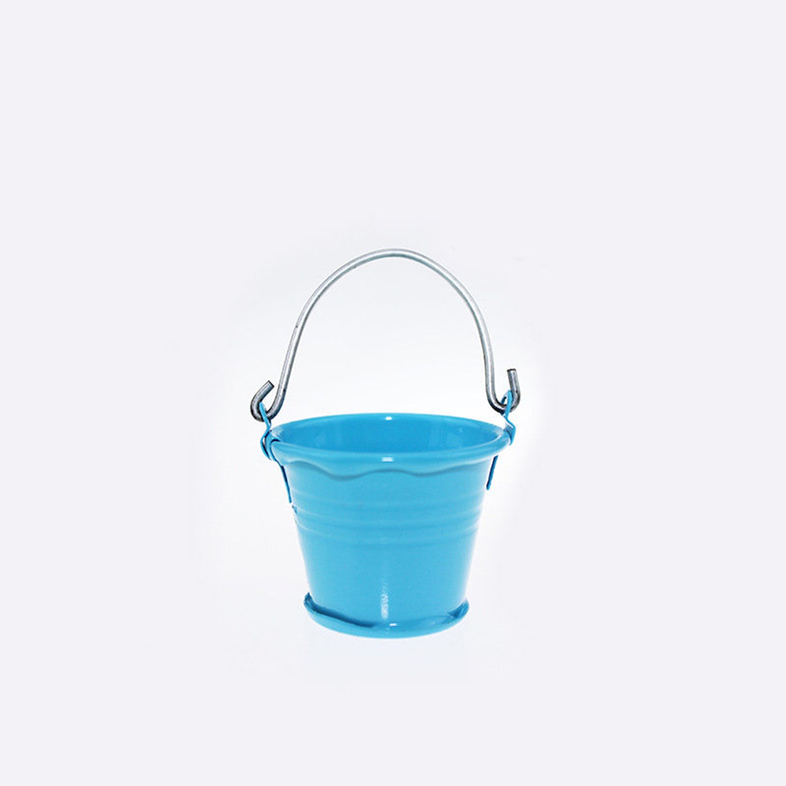 1:12 Scale Miniature Bucket With Handle Mini Metal Pail for Dollhouse ...