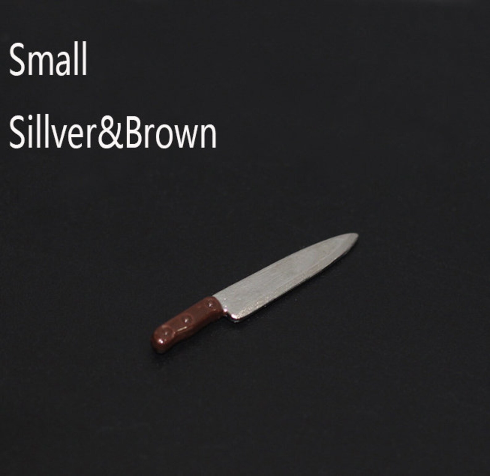 Miniature Metal Knife Dollhouse Kitchen Accessory 1:12th Scale Cooking ...