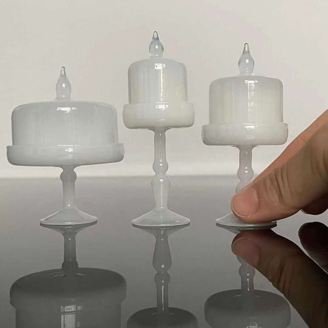 1/6 Scale Miniature Glass Pastry Stand Dollhouse Kitchen Decor ...