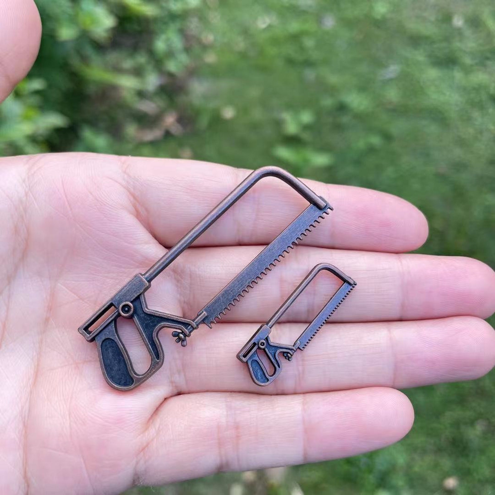 Miniature Hacksaw Dollhouse Tools Accessory Mini Metal Hand Saw for ...