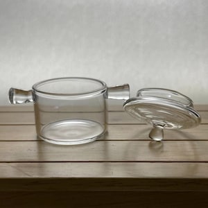 Dollhouse Real Glass Cook Pot Miniature Glass Cooking Pot for Dolls ...
