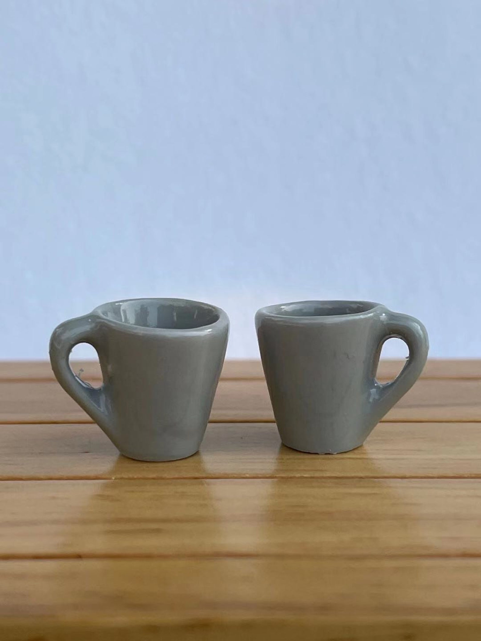 Dollhouse miniature coffee mug 1/12th scale tea cup set of 2 | Etsy