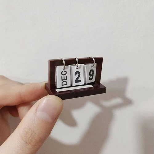 1/6 Scale Calendar Dollhouse Flip Calendar Miniature - Etsy