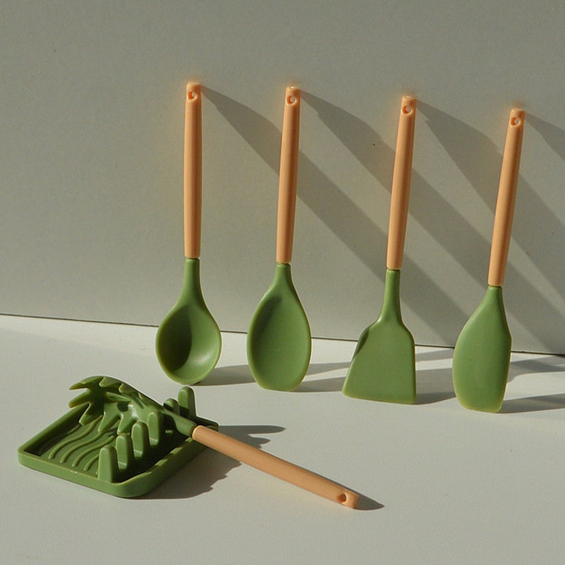 1:6 Scale Cooking Utensil Set Miniature Spatula Soup Ladle - Etsy