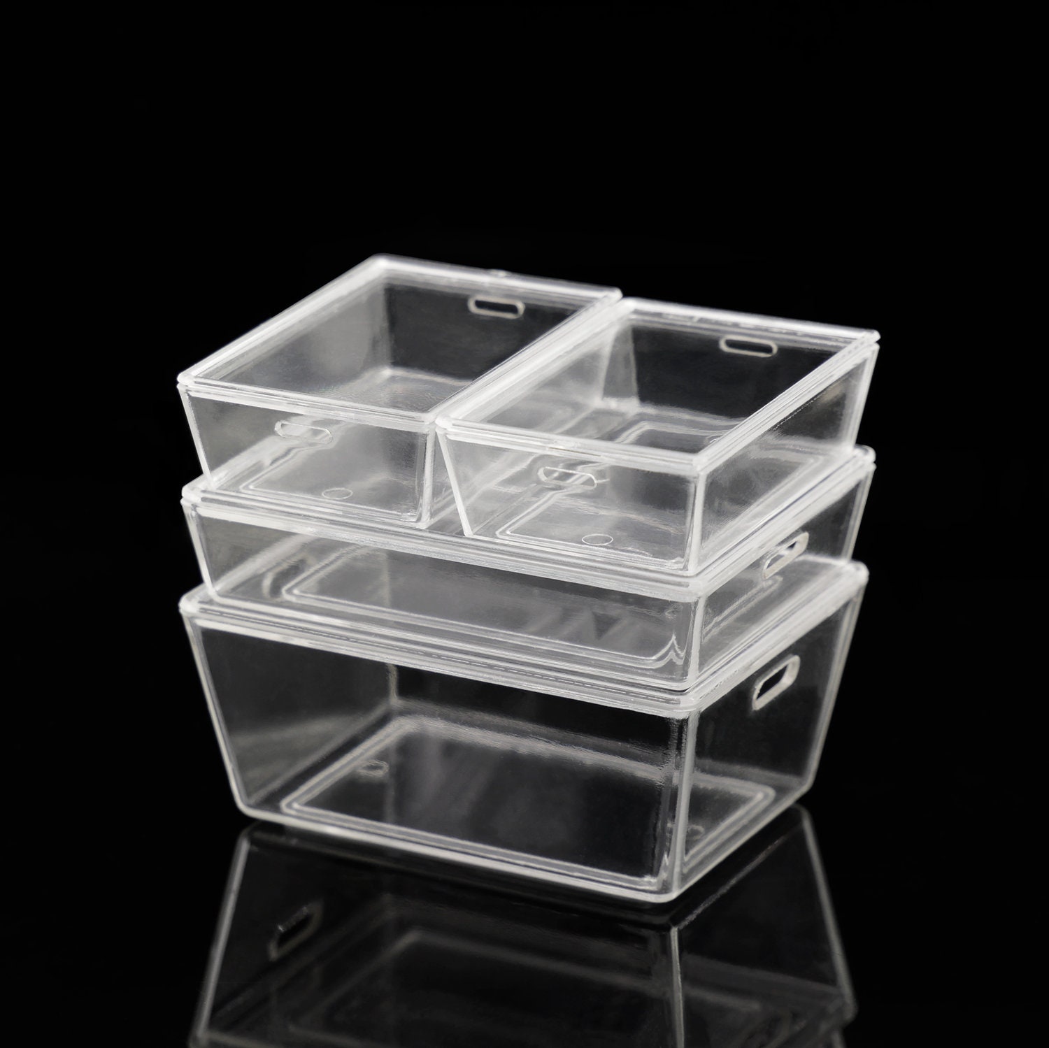 1/6 Scale Miniature Storage Box Mini Plastic Containers With - Etsy
