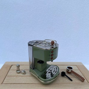 1:6 Scale Miniature Coffee Machine Dolls House Espresso Machine Mini ...