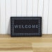 Dollhouse Welcome Entry Door Rug Miniature Dollhouse Rug Carpet Floor ...