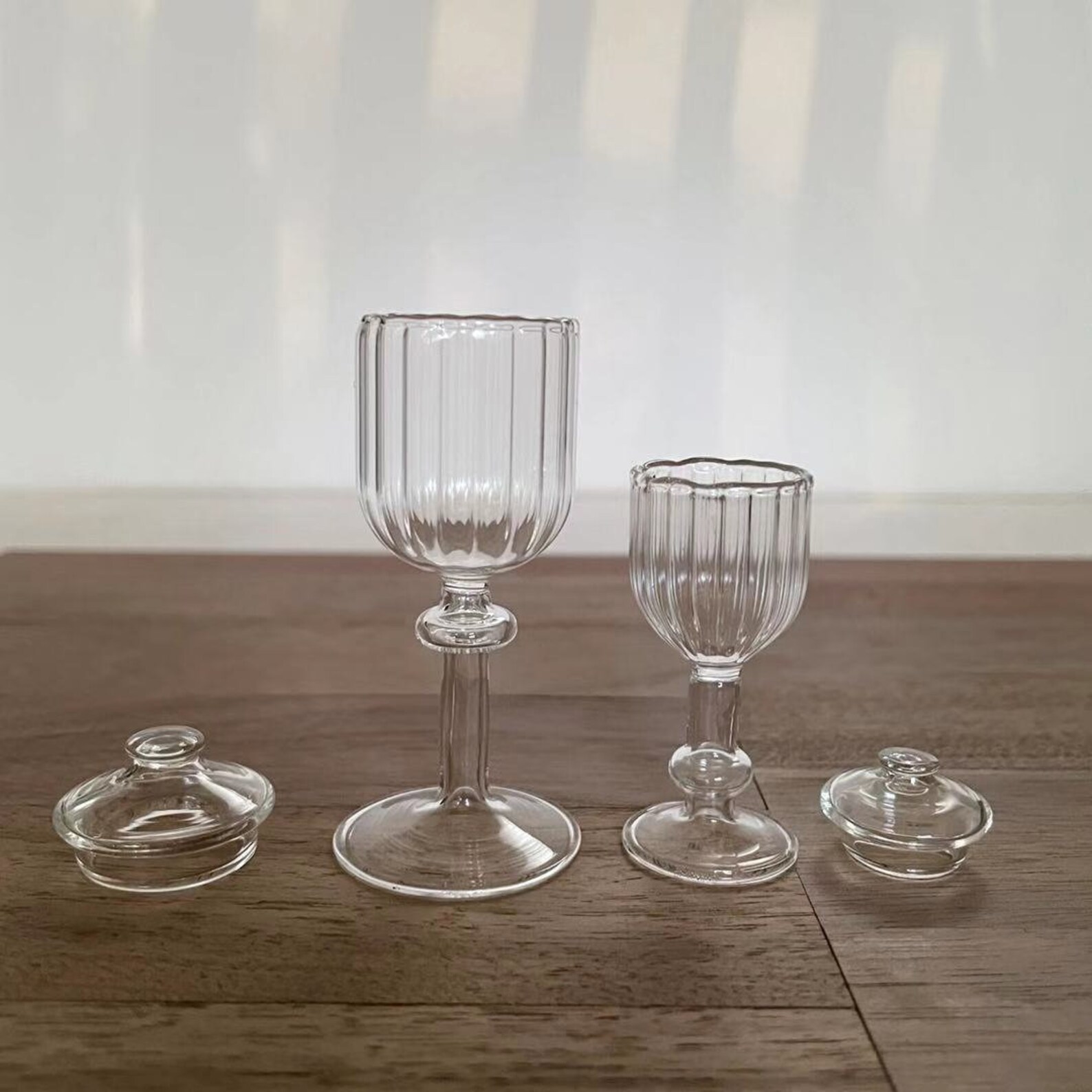 Dollhouse Real Glass Storage Jar Miniature Candy Jars Doll Wedding ...