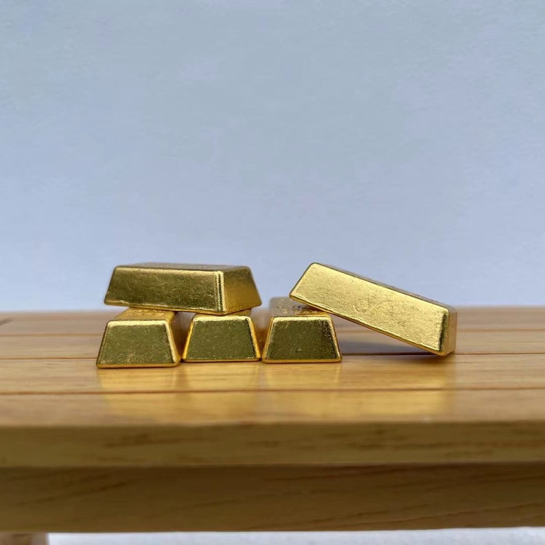 Miniature Gold Bar 1:6th Scale Dollhouse 1 Piece Gold Bricks - Etsy