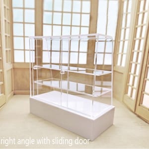 Dollhouse Furniture Miniature Clear Acrylic Bakery Showcase Miniature ...