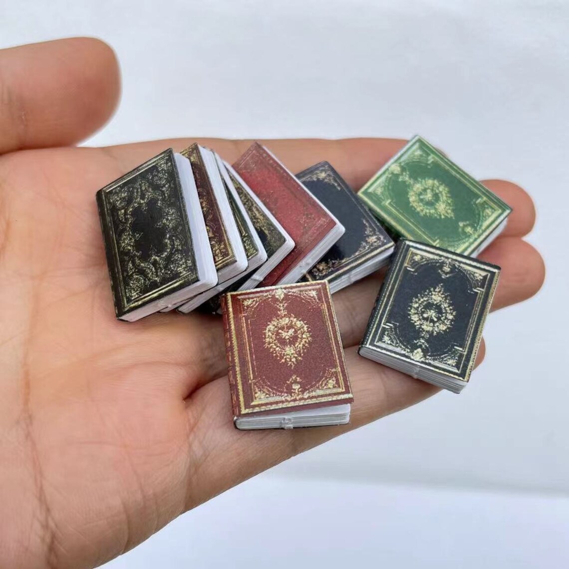 1:12 Scale Miniature Books Dolls House Decor Accessory | Etsy