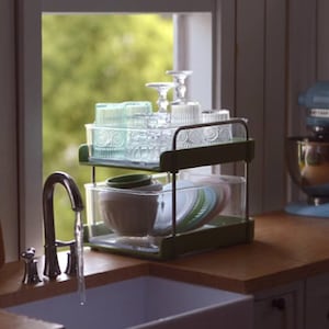 1:6 Miniature Storage Cart Dollhouse Kitchen Office Rolling Storage ...