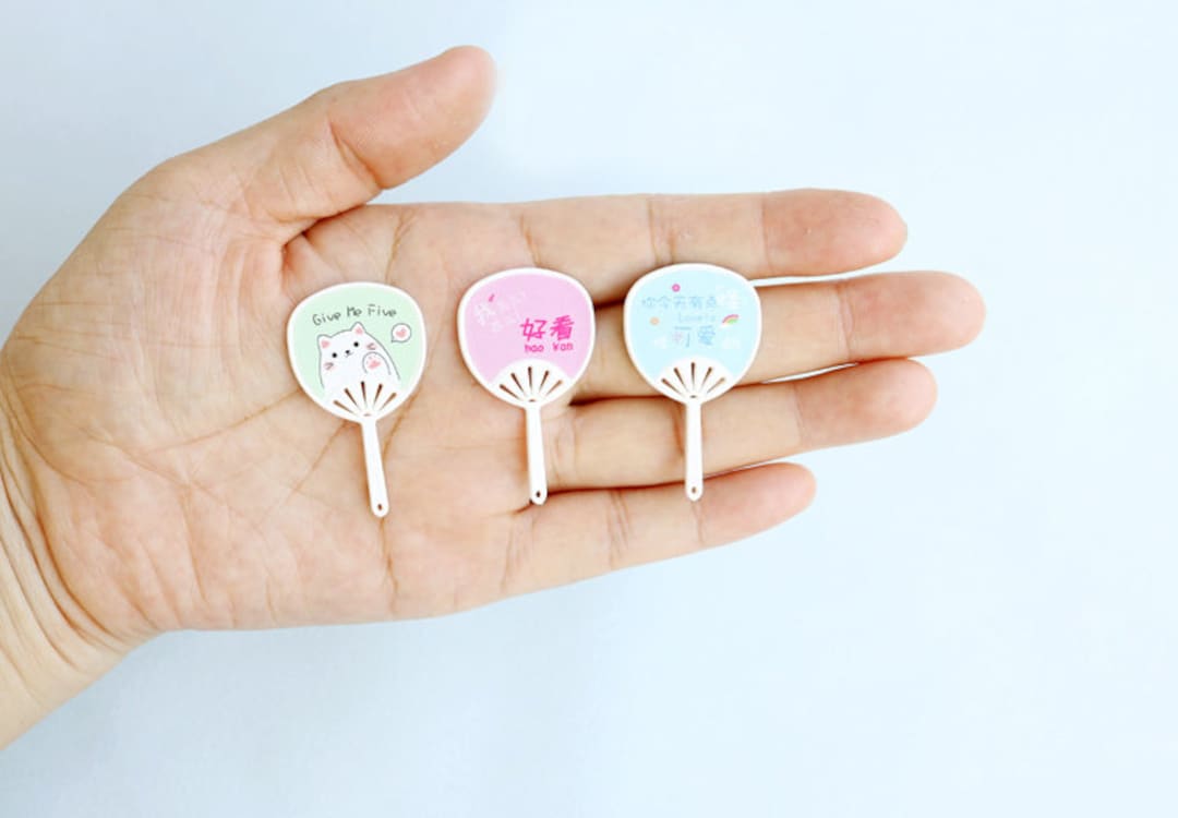 Dollhouse Miniature Hand Fan Miniature for Ob11 Bjd Doll - Etsy