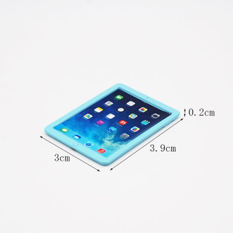 Doll Tablet Miniature Computer 1:12 Scale Tablet Personal Computer for ...