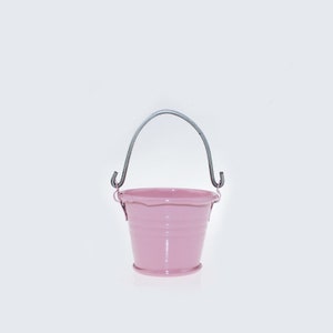 1:12 Scale Miniature Bucket With Handle Mini Metal Pail for Dollhouse ...