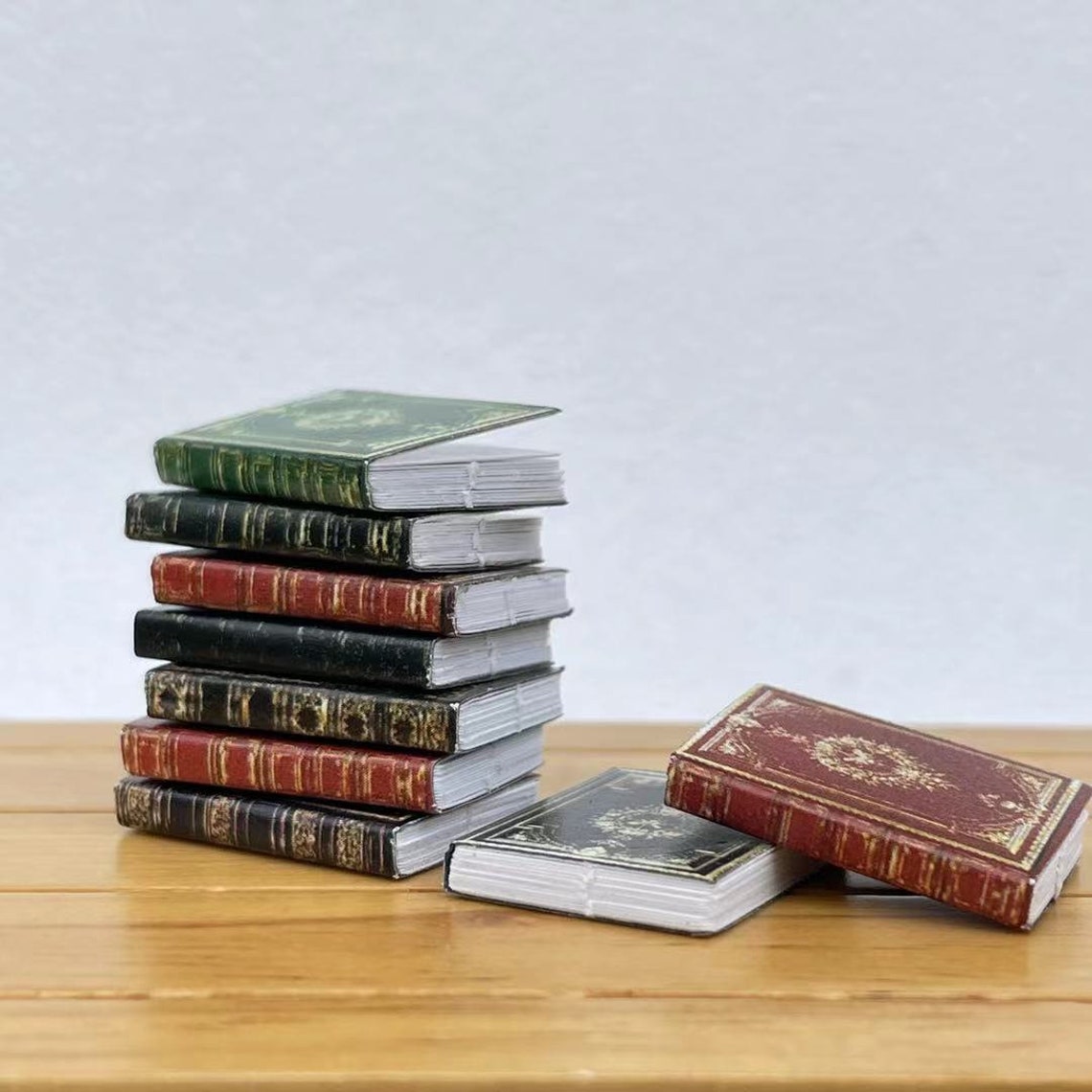 1:12 Scale Miniature Books Dolls House Decor Accessory | Etsy