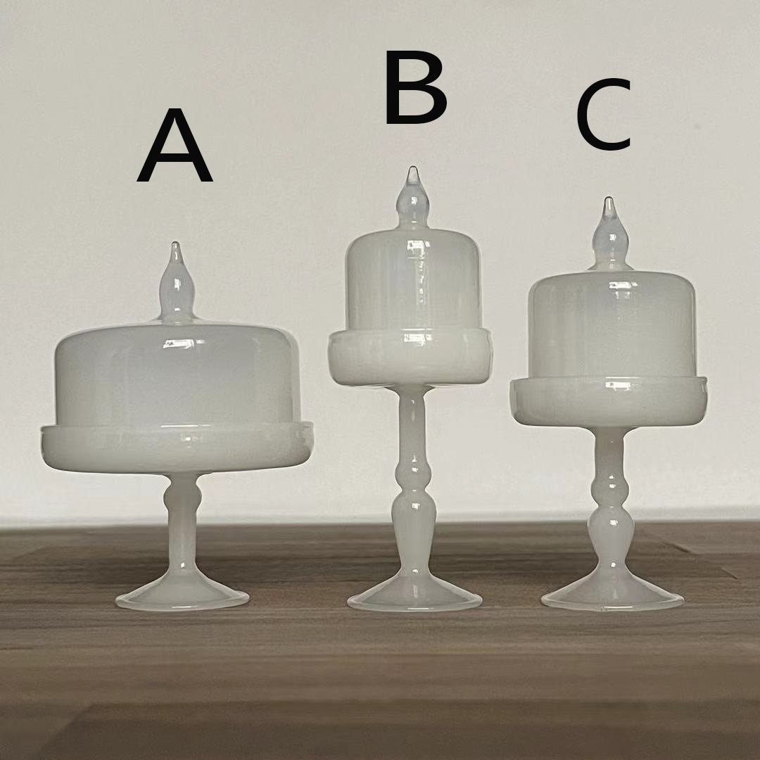 1/6 Scale Miniature Glass Pastry Stand Dollhouse Kitchen Decor | Etsy