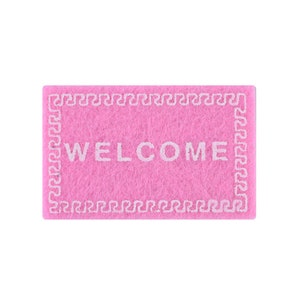 Dollhouse Welcome Entry Door Rug Miniature Dollhouse Rug Carpet Floor ...