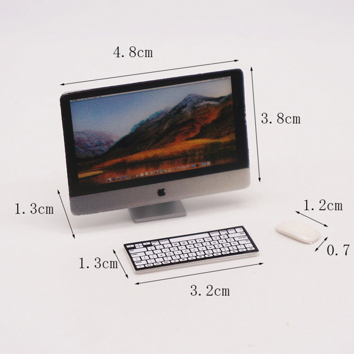 1:12th Scale Miniature Computer Dollhouse Decoration | Etsy