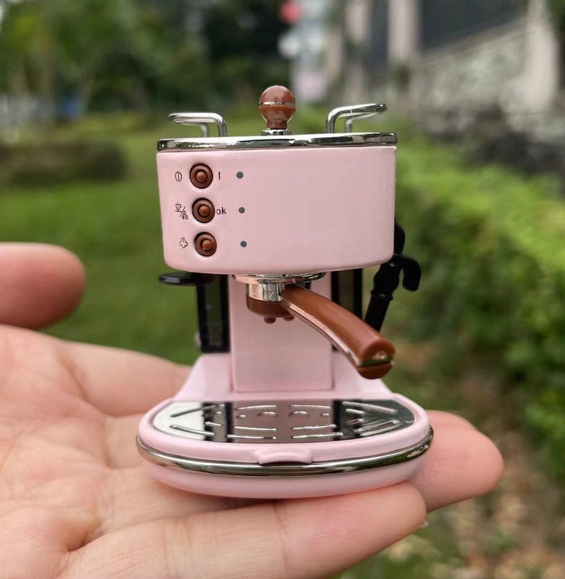 1/6th Scale Miniature Espresso Coffee Machine Dollhouse Pink - Etsy