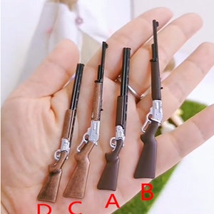 Miniature Rifles 1:12 Scale Dollhouse Decor Diorama Miniature Hunting ...