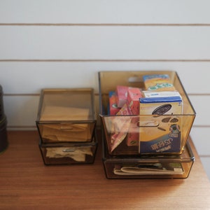 1/6 Scale Miniature Storage Box Mini Plastic Containers With Lids for ...