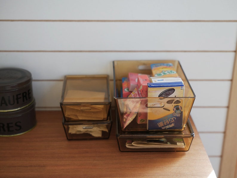 1/6 Scale Miniature Storage Box Mini Plastic Containers With - Etsy