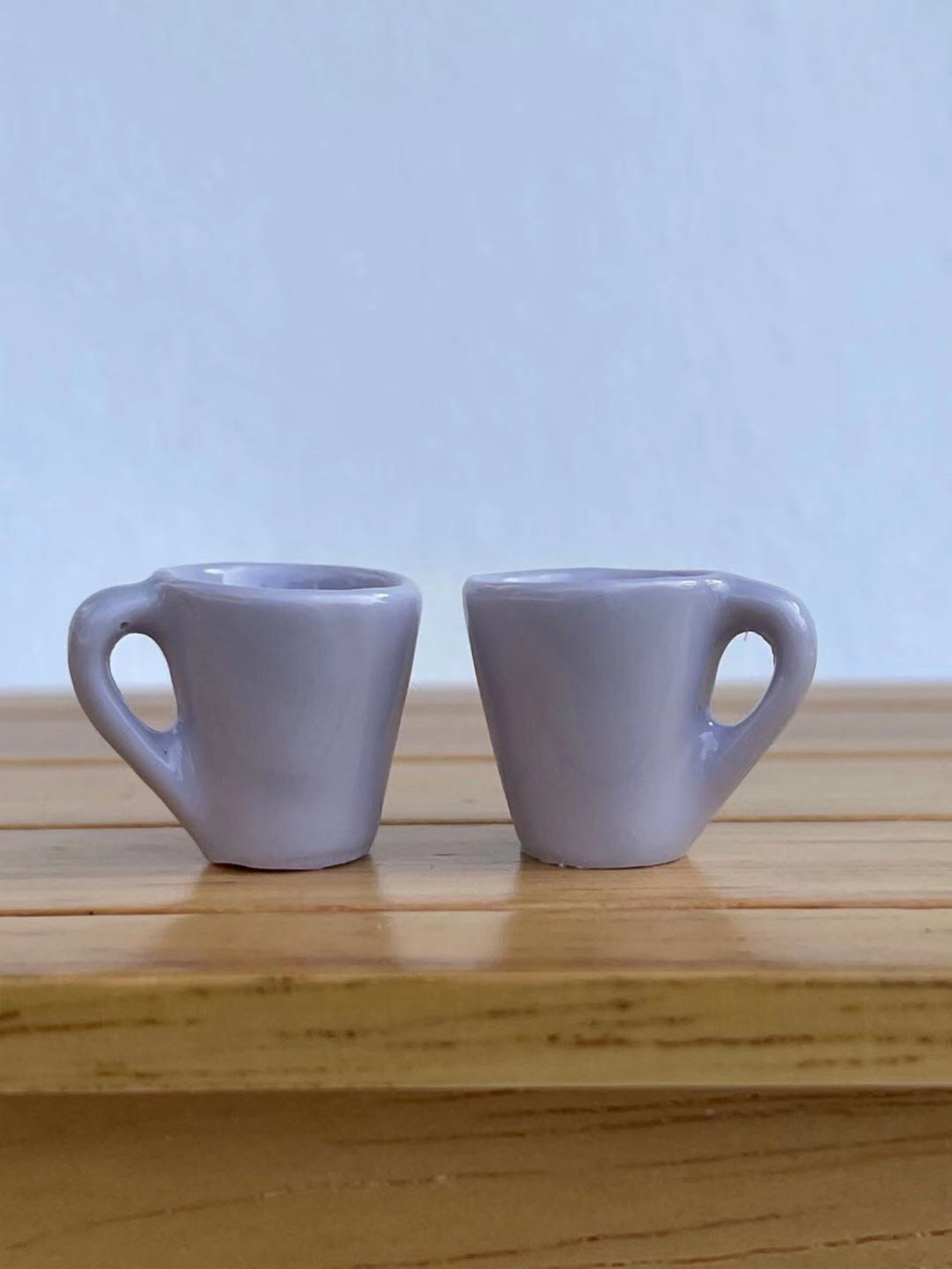 Dollhouse miniature coffee mug 1/12th scale tea cup set of 2 | Etsy