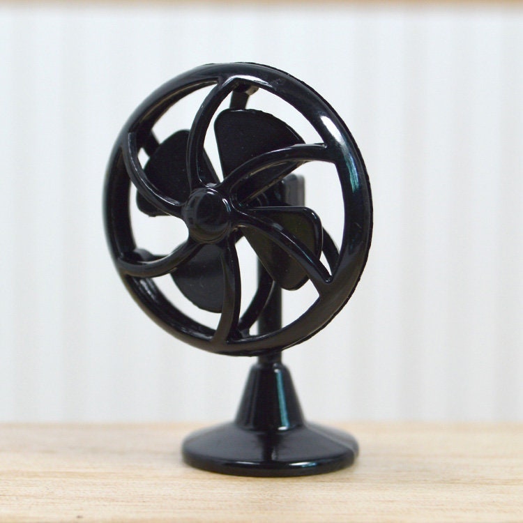 Dollhouse Miniature Fan Vintage Decor Miniature Retro Fan for - Etsy