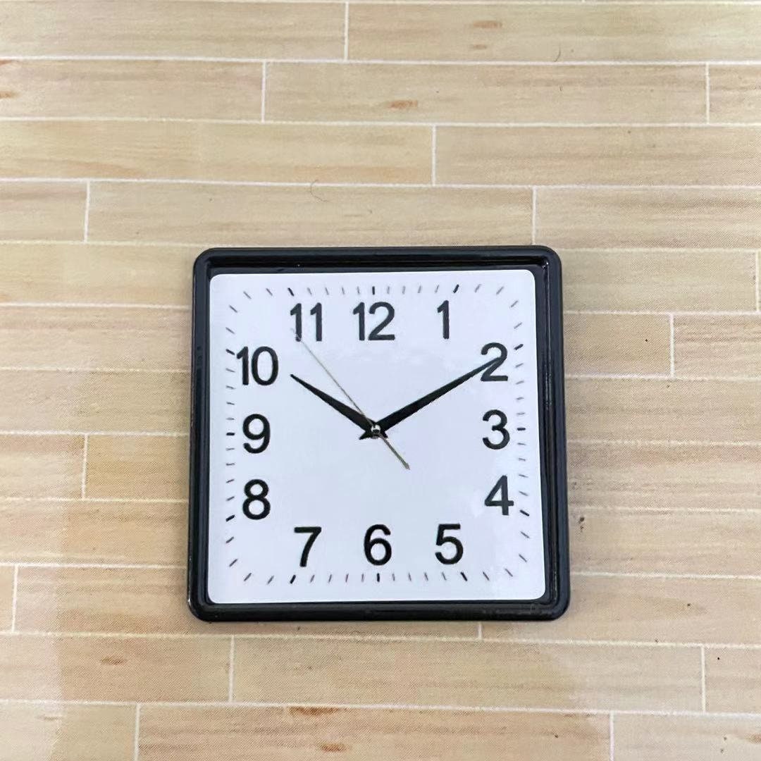 Dollhouse Wall Clock Miniature Modern Square Clock for Dolls | Etsy