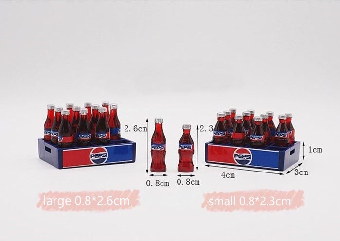 Doll house miniature coke container a dozen coke bottles mini | Etsy