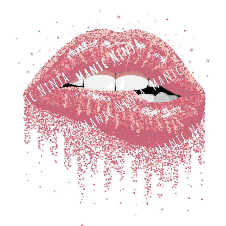 Pink Dream Glitter Lips - Etsy