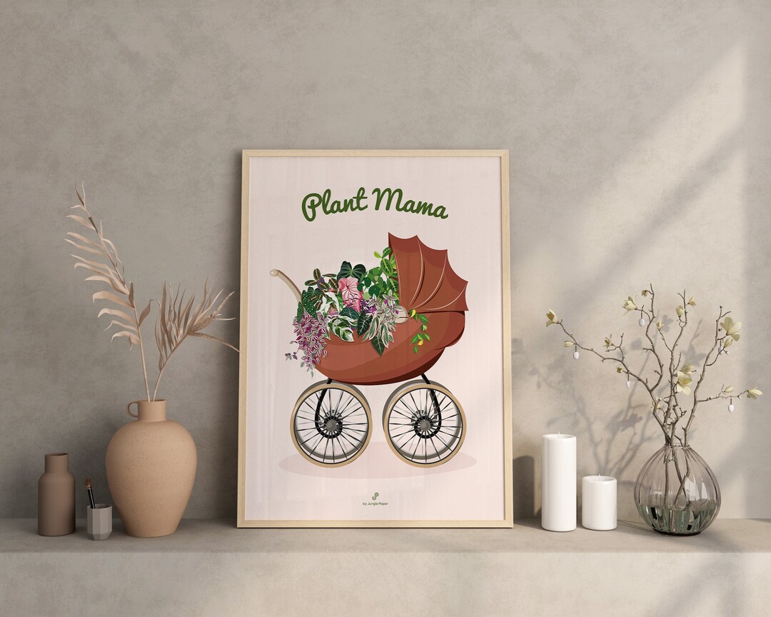 PLANT MAMA New Edition A3 Plant Poster Poster, Plant Illustration ...