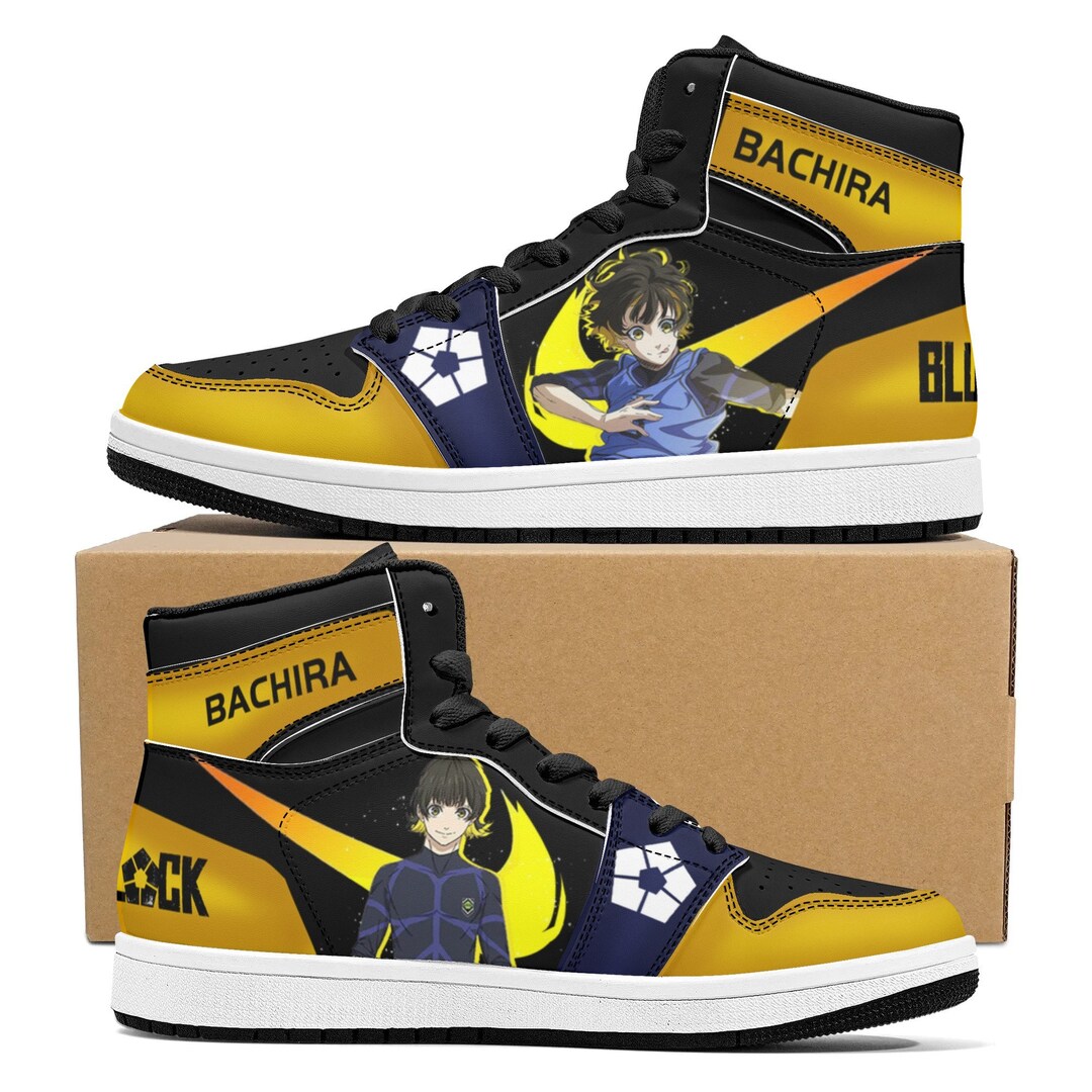 Blue Lock Bachira Shoes Custom Anime AJ Sneakers Cartoon Shoes - Etsy