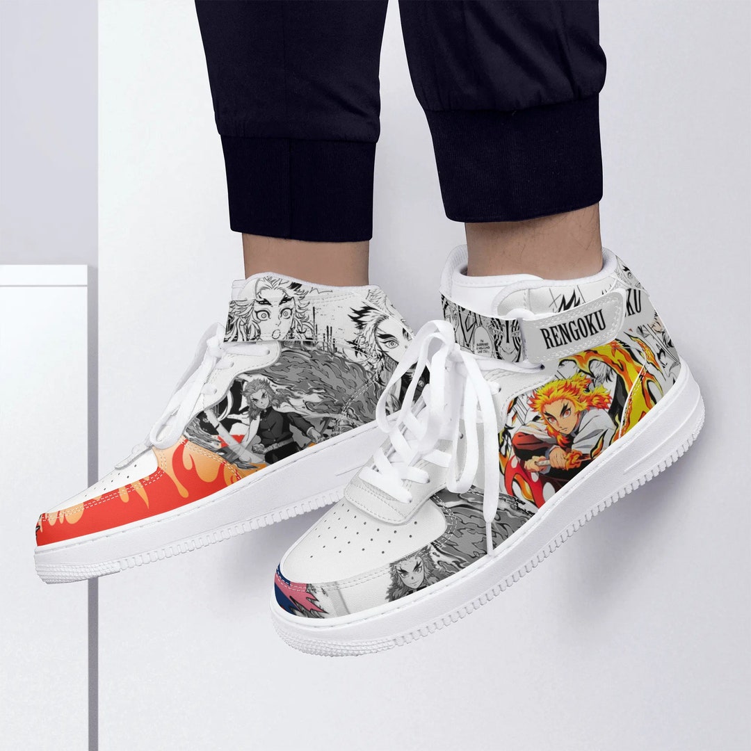 Custom Anime Shoes Cartoon Shoes for Men High Top AJ Sneakers - Etsy