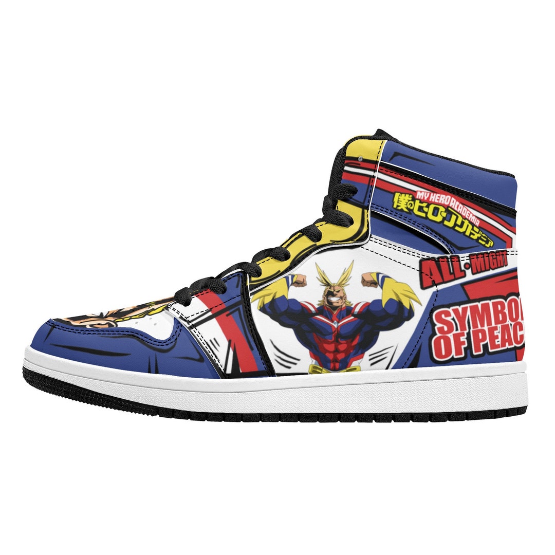 My Hero Academia MHA All Might Anime Sneakers Cartoon Shoes - Etsy Canada