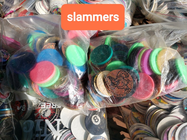 Huge selection of rare pogs 2 slammers 120 pogs lot no | Etsy