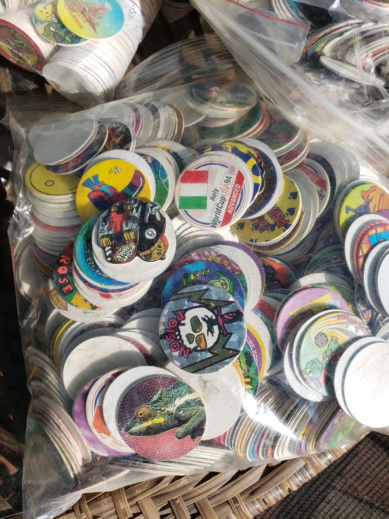 Huge selection of rare pogs 2 slammers 120 pogs lot no | Etsy