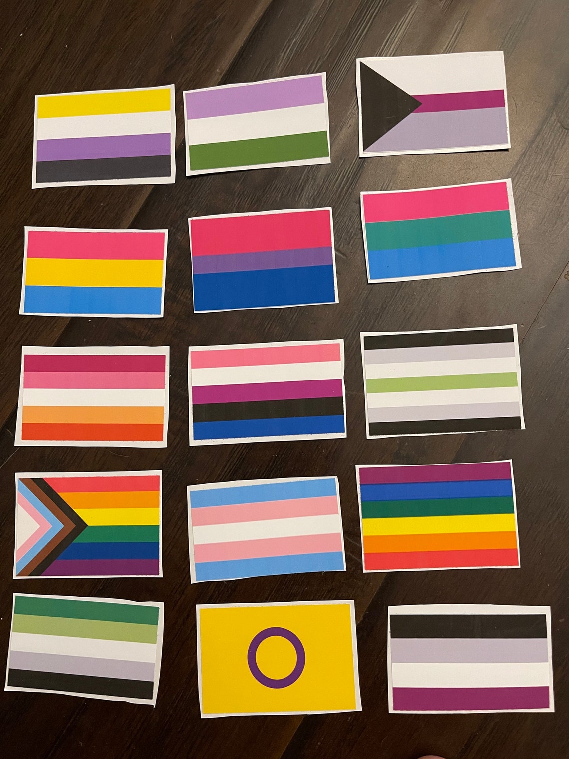 Pride Flag Sticker Many different genders and sexualities | Etsy
