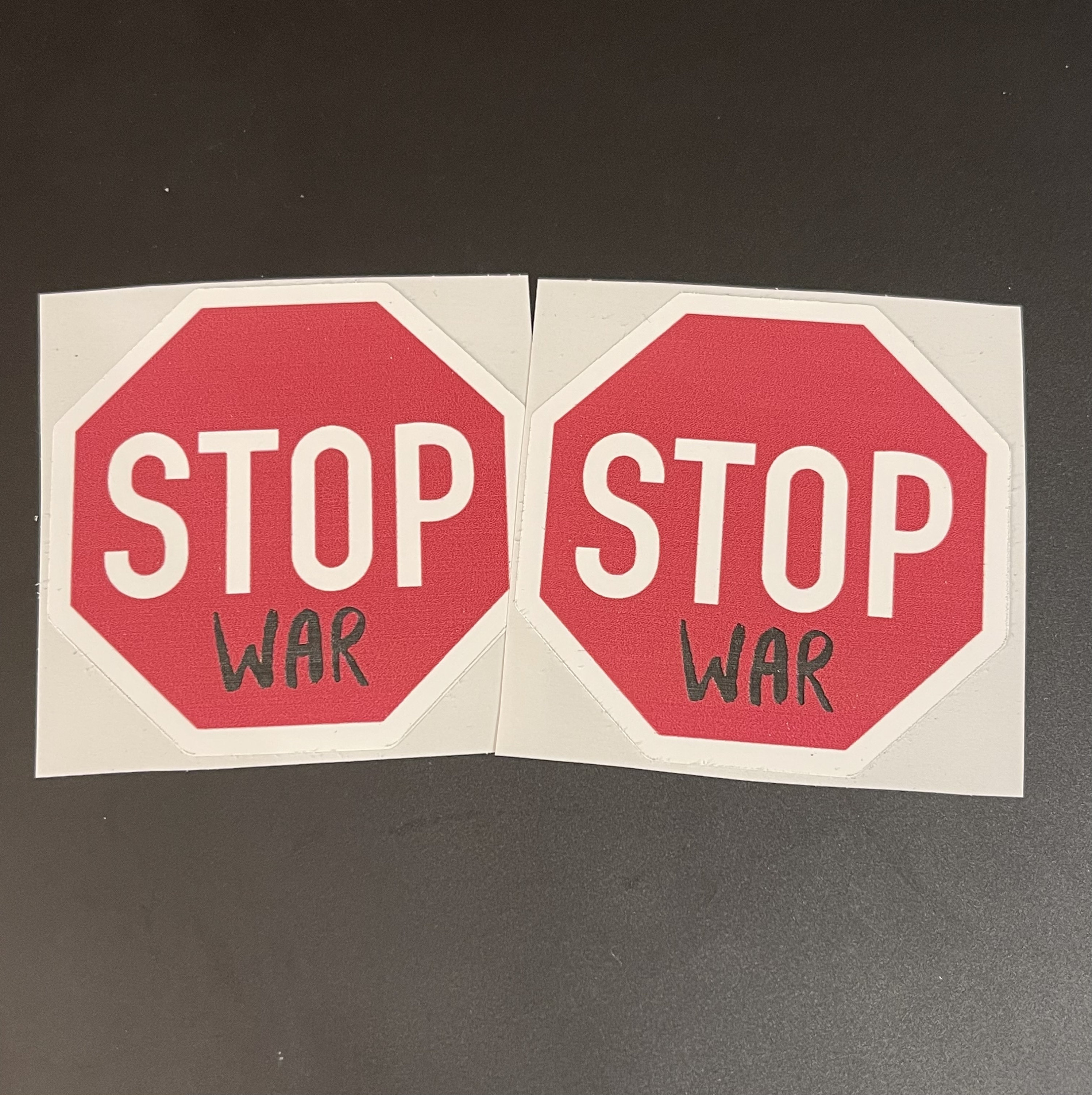 Stop War Graffiti Stop Sign Sticker - Etsy