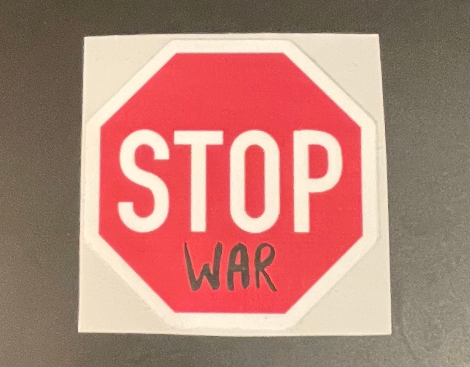 Stop War Stop Sign Sticker Graffiti Stop Sign - Etsy