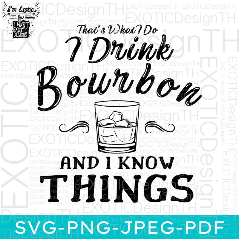 Bourbon Svg - Etsy