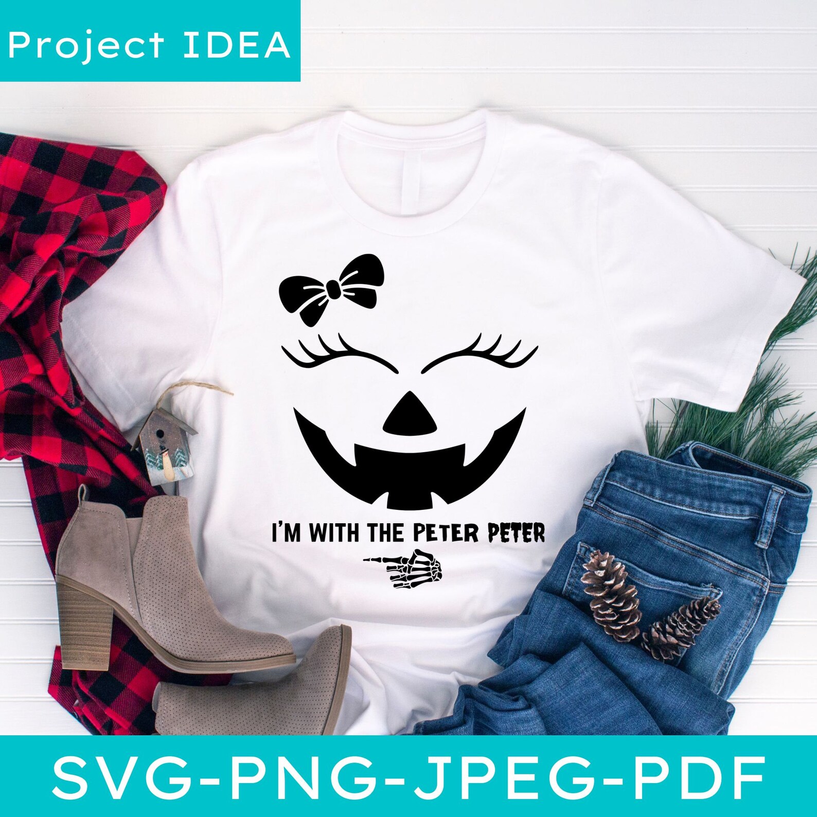 Peter Peter I'm With the Pumpkin/pumpkin Eater Couple/halloween Costume ...