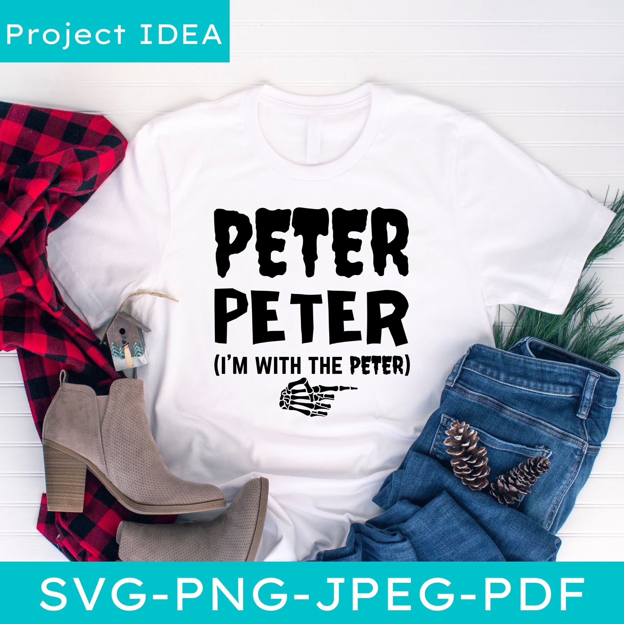 Peter Peter I'm With the Pumpkin/pumpkin Eater Couple/halloween Costume ...