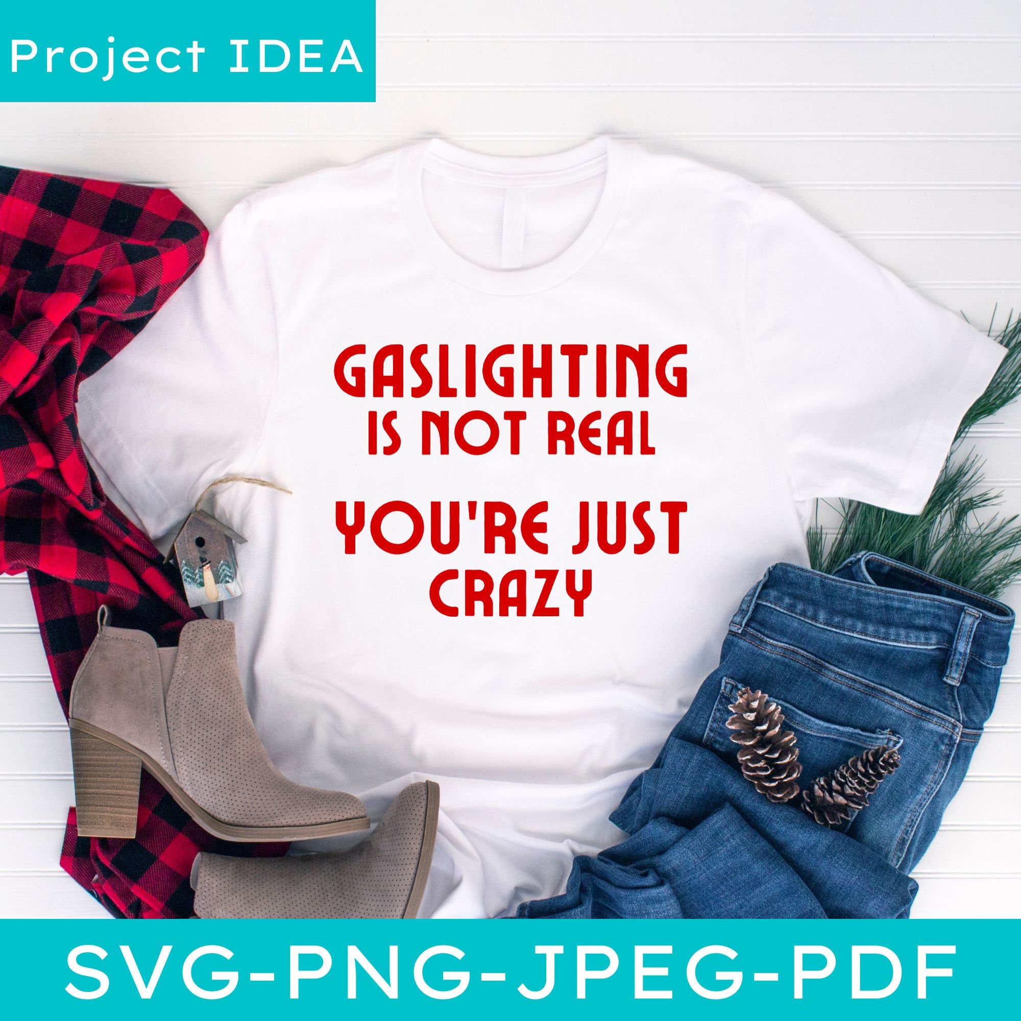 Gaslighting is Not Real You're Just Crazy/funny Joke Satire Meme ...