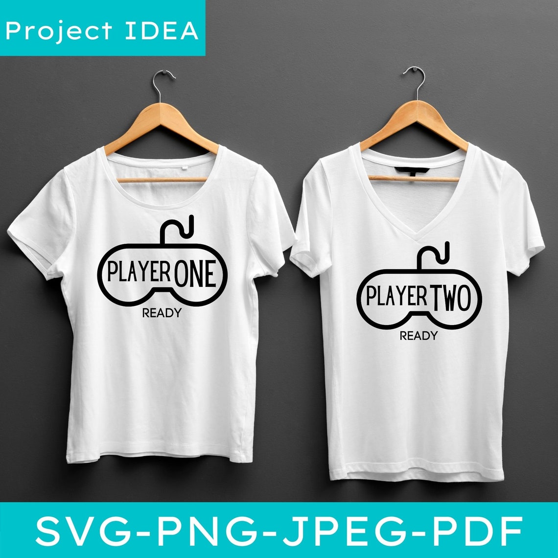 Player 1 Player 2 Ready Svg/player Gamer Svg/player One Player - Etsy