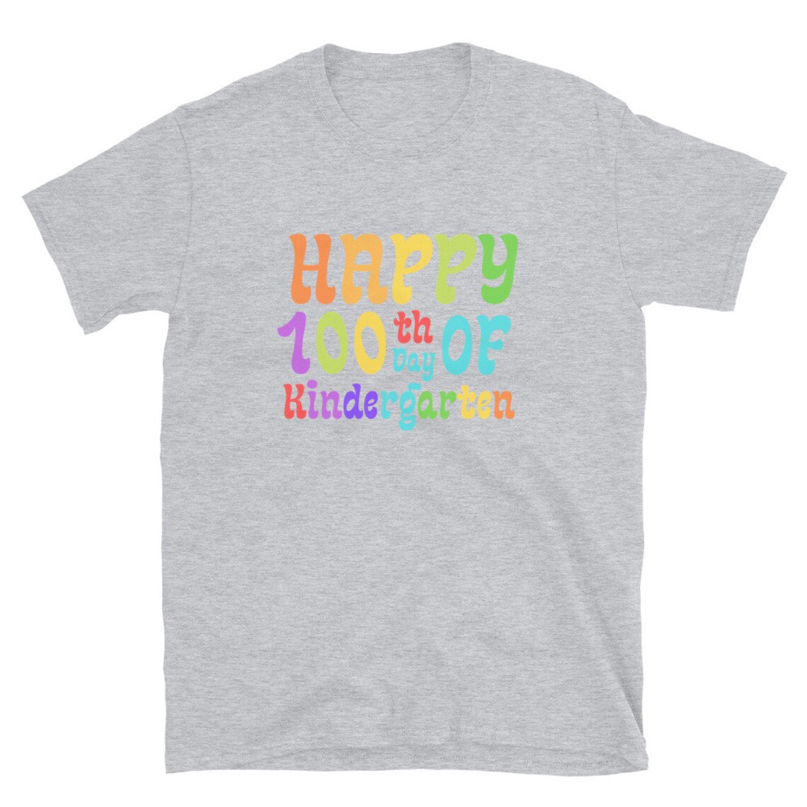 Happy 100th Day of Kindergarten/school Student Teacher/awesome - Etsy