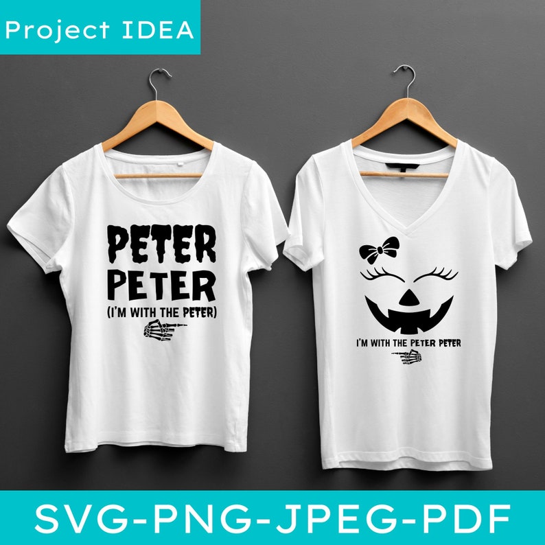 Peter Peter I'm With the Pumpkin/pumpkin Eater Couple/halloween Costume ...