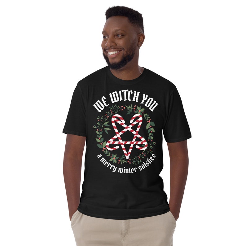 We Witch You A Merry Winter Solstice Yule Pagan Santa Christmas Krampus ...