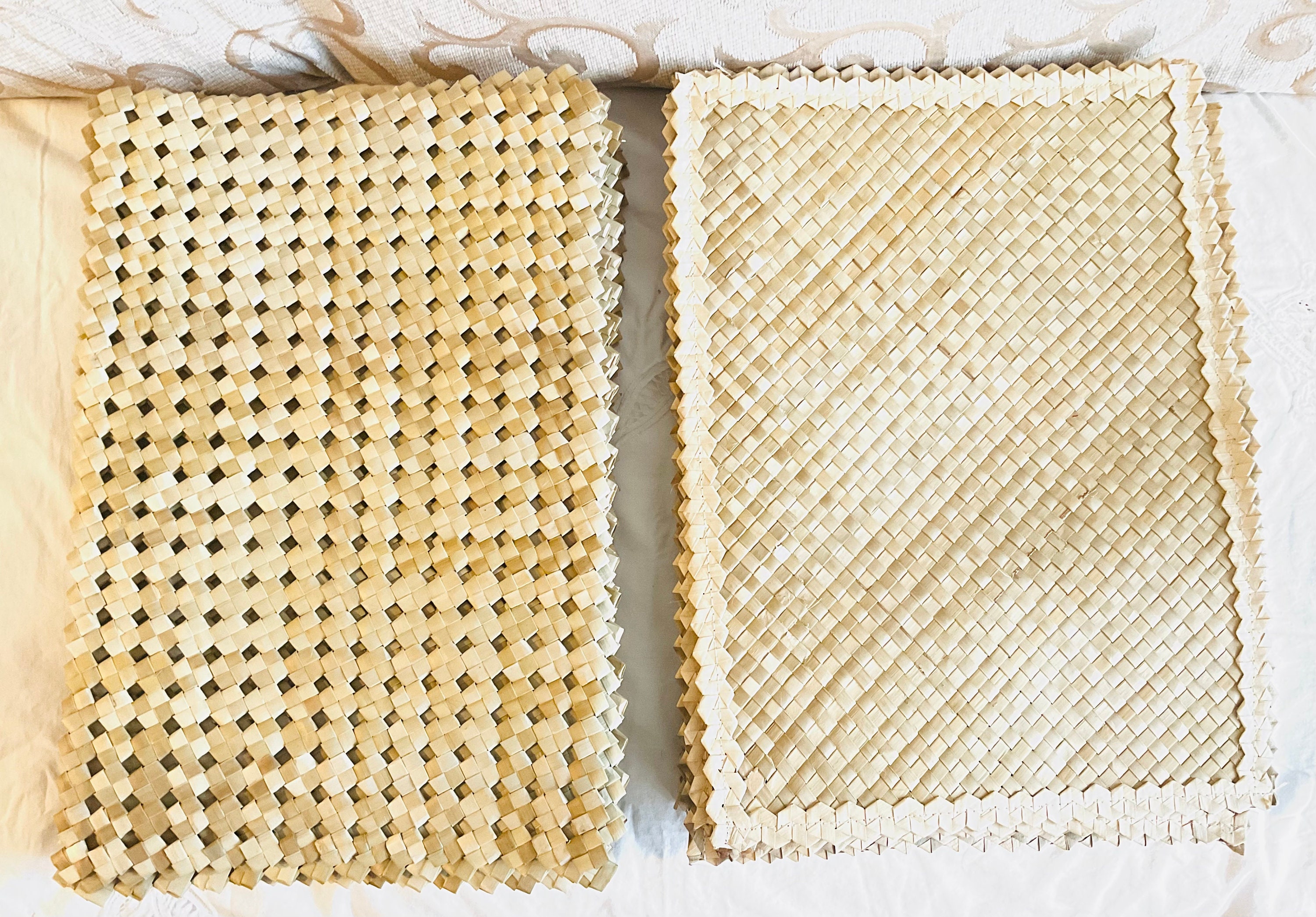 Beginners Weaving Palm Leaves